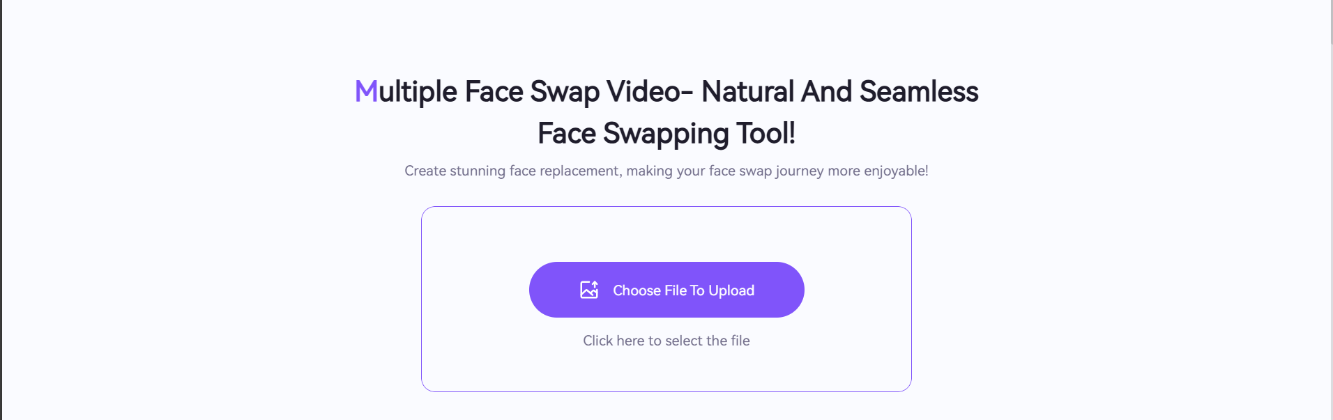 Multiple Face Swap Video - A Creative Space For Face Swapping
